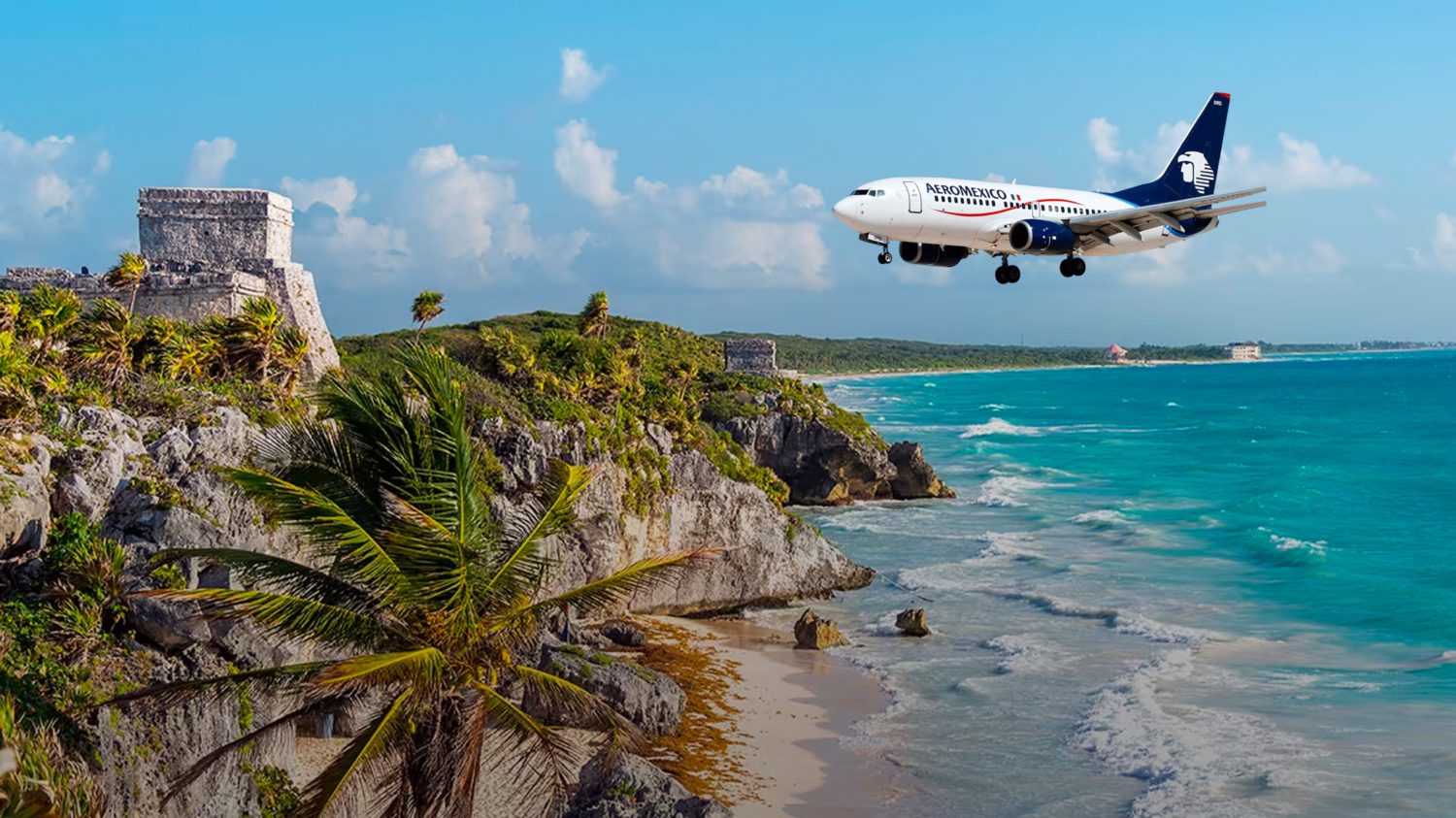 Aeroméxico Abre Nuevas Rutas hacia Tulum desde Estados Unidos y Canadá